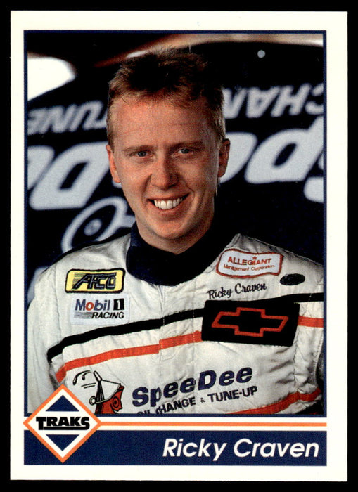 Ricky Craven 1992 Traks # 10 Base - Collectible Craze America