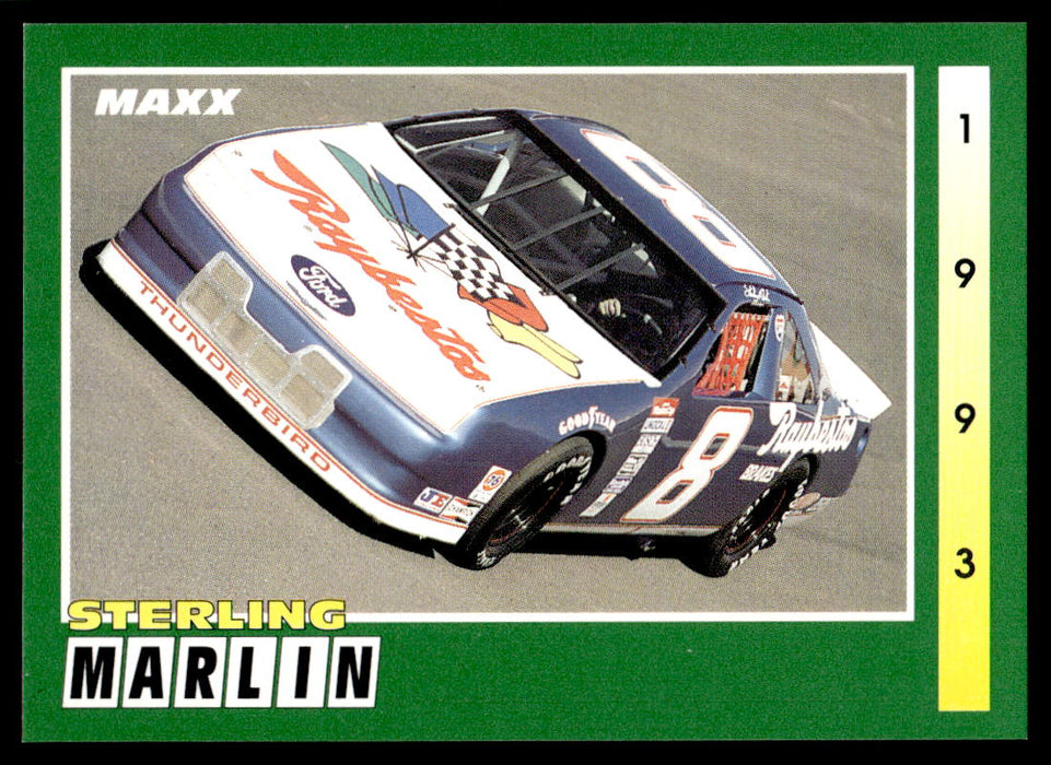 Sterling Marlin 1993 Maxx Race Cards # 88 Base — Collectible Craze America