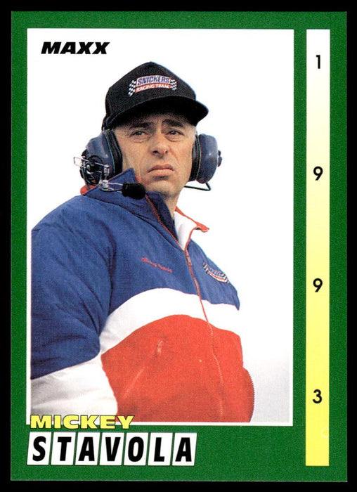 Mickey Stavola 1993 Maxx Race Cards # 124 Base — Collectible Craze America
