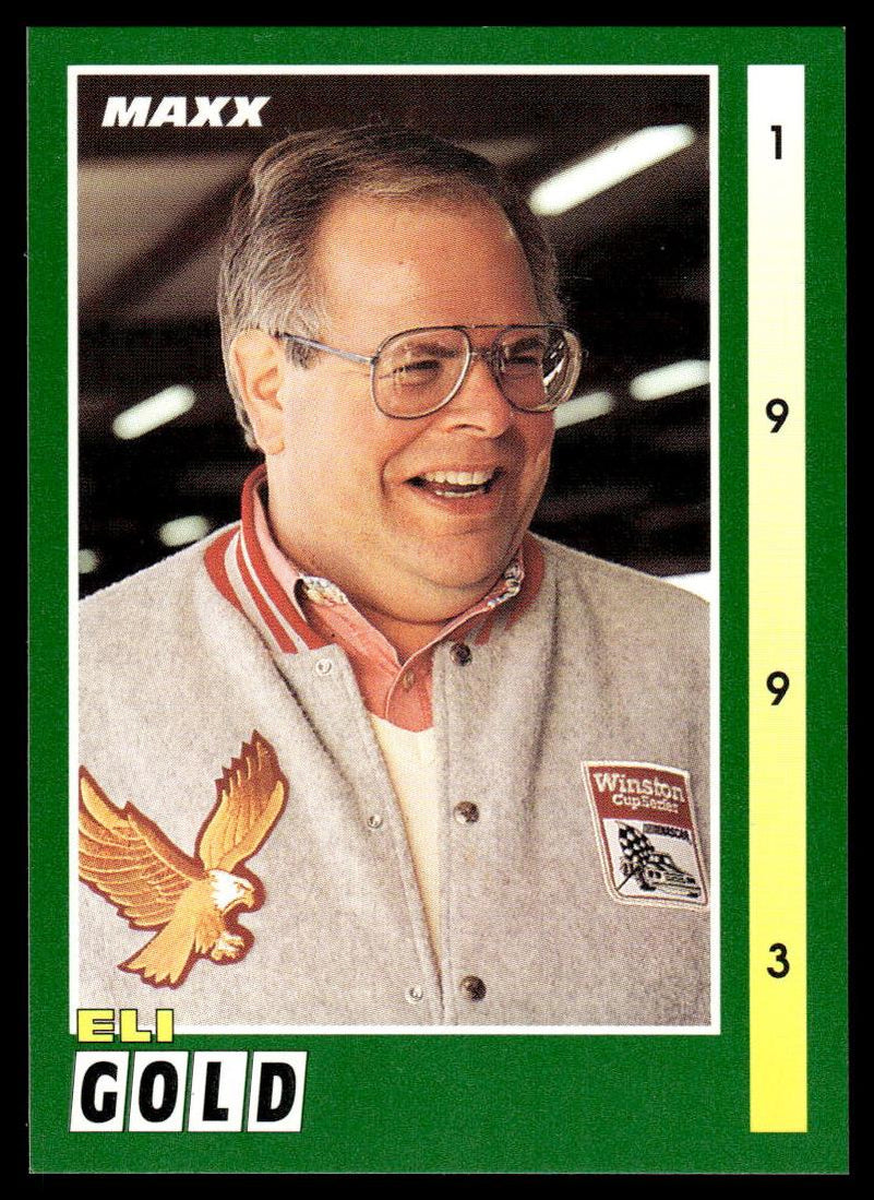 Eli Gold 1993 Maxx Race Cards # 201 Base — Collectible Craze America