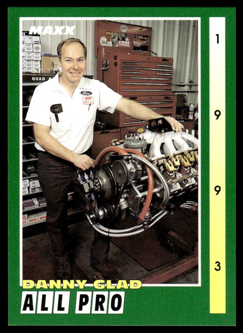 Danny Glad 1993 Maxx Race Cards # 260 Base — Collectible Craze America