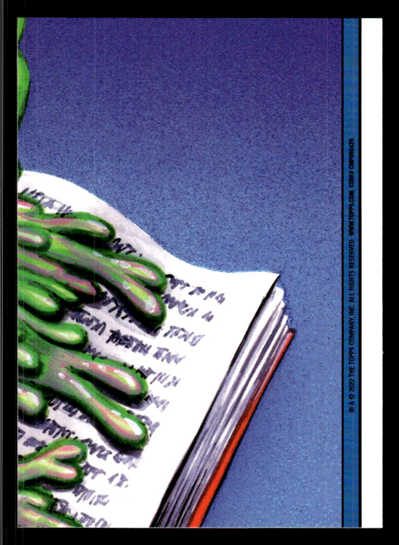 2022 Topps Garbage Pail Kids Bookworms Catching RYAN # 46b Base ...