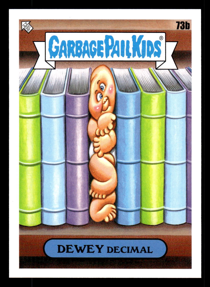2022 Topps Garbage Pail Kids Bookworms DEWEY Decimal # 73b Base ...