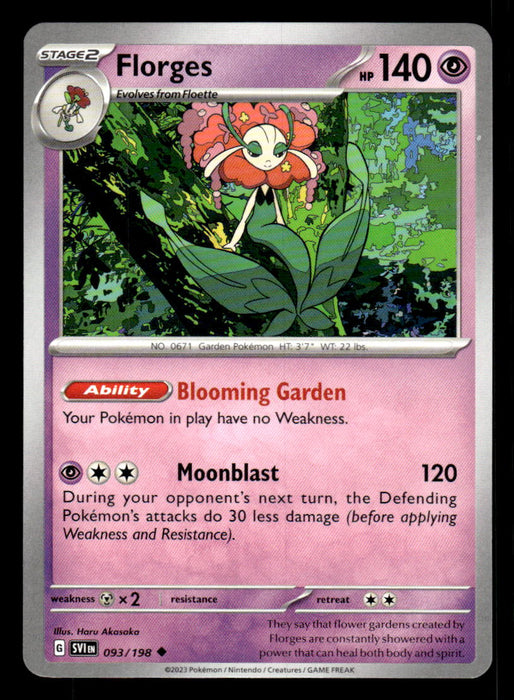 Pokemon Floette Card