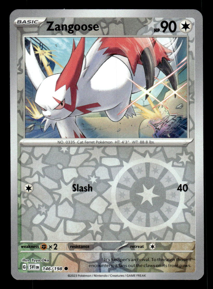 Zangoose Pokemon Card
