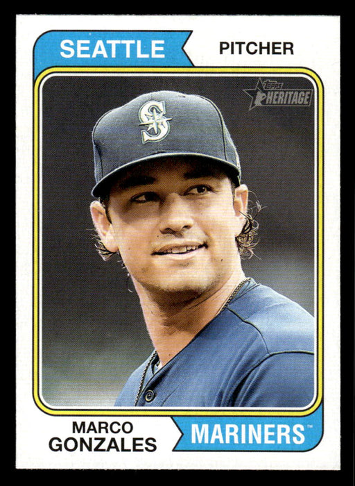 2023 Topps Heritage Baseball Marco Gonzales # 144 Base Seattle Mariner ...